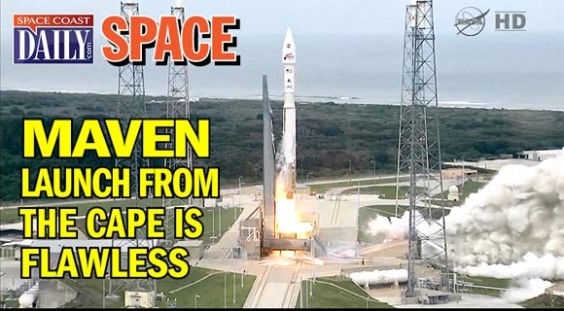 MAVEN LAUNCH FLAWLESS FROM CAPE CANAVERAL - Space Coast Daily