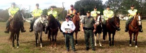 Sheriff's Mounted Posse Conducts Training Exercise