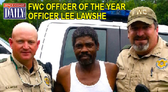 Lee Lawshe Honored As FWC Officer of the Year Officer - Space Coast Daily
