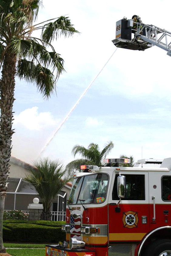 PHOTOS: BCFR Assists Rockledge Fight House Fire - Space Coast Daily