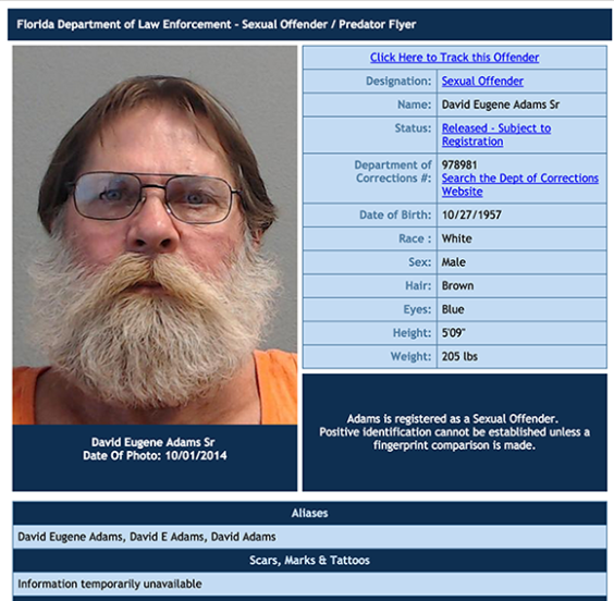Sex Offenders In Melbourne, Florida – Required To Register With FDLE ...