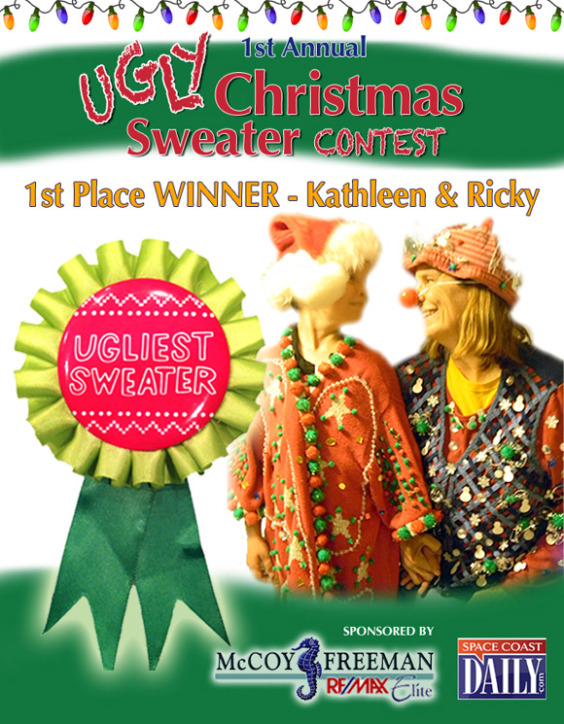 Ugly Christmas Sweater Winners Announced - Space Coast Daily