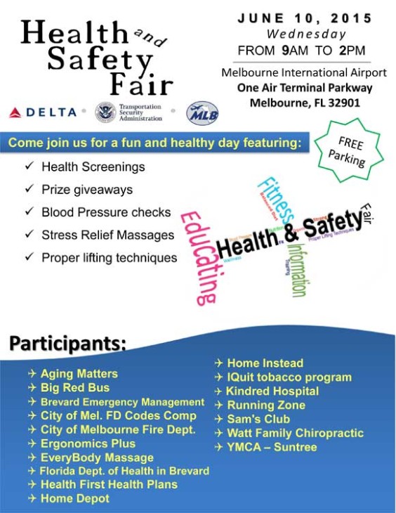 Melbourne International Airport Hosts Health and Safety Fair Today ...
