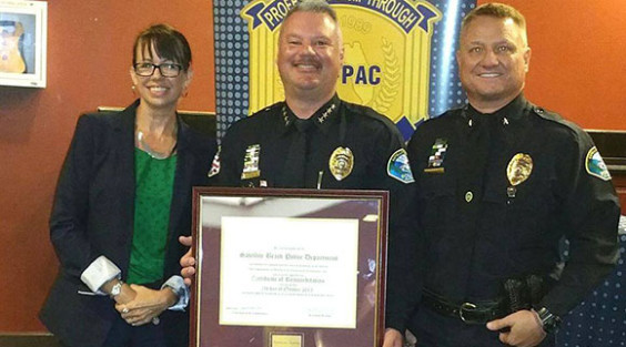 Satellite Beach Police Department Awarded 'Excelsior Status' In Law ...