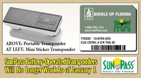 SunPass Battery-Operated Transponders Will No Longer Work As of Jan. 1 ...