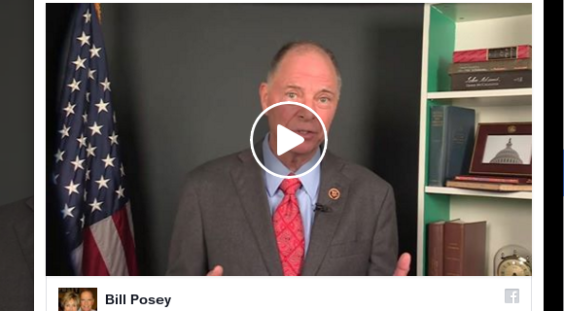 Rep. Bill Posey Answers 'Most Common Question' on Facebook Post - Space ...