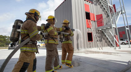 New Fire Training Center Opens On EFSC's Palm Bay Campus - Space Coast ...