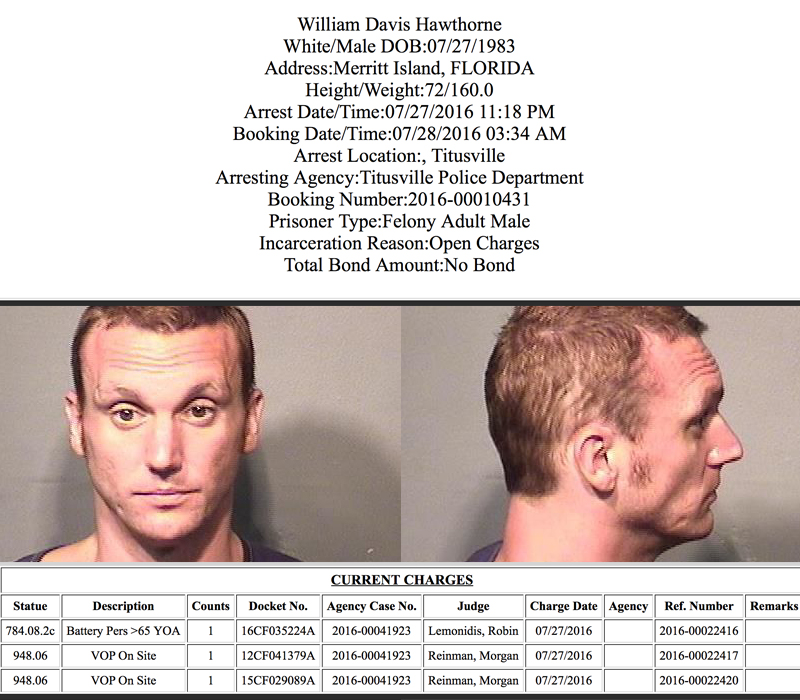 Arrests In Brevard County: July 29, 2016 - Space Coast Daily