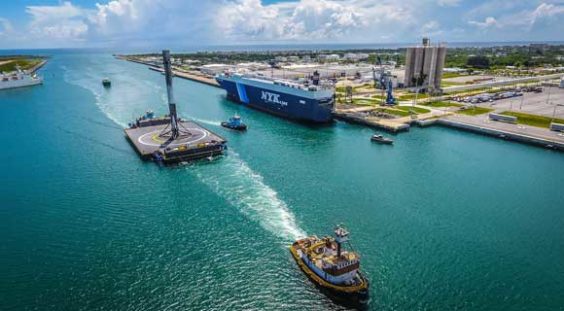 IMAGE OF THE DAY: SpaceX Rocket Sails Into Port Canaveral After ...