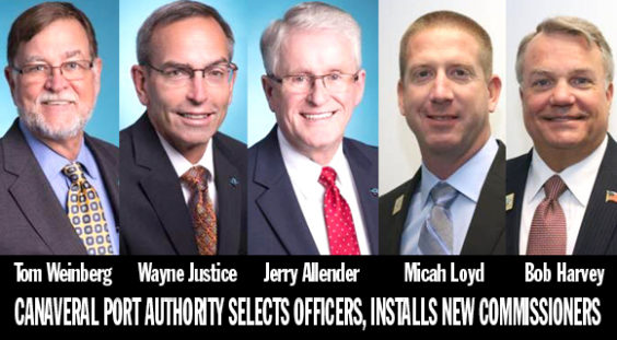 Canaveral Port Authority Selects Officers, Installs New Commissioners ...