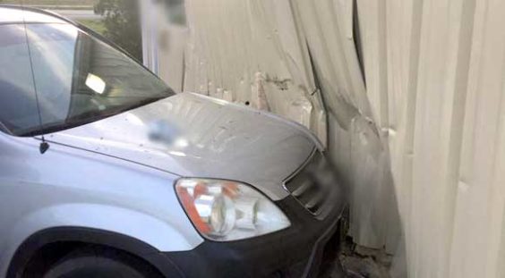 BCFR: Car vs. Building Crash at Willow Lakes Mini Storage In Mims Sends ...