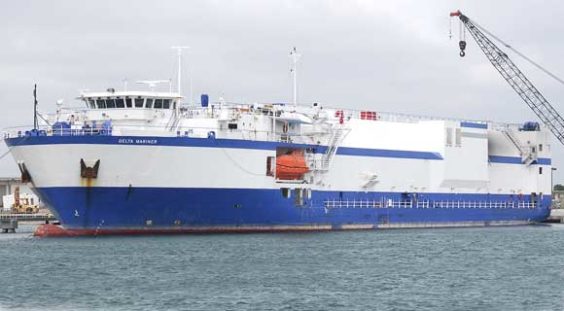 MV Delta Mariner Delivers ULA Rocket Stages For ISS Launch Next Month ...