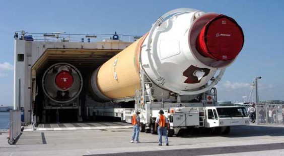 MV Delta Mariner Delivers ULA Rocket Stages For ISS Launch Next Month ...