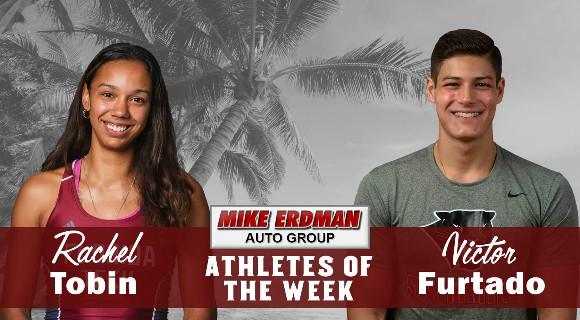 Panthers Rachel Tobin, Victor Furtado Garner Erdman Auto Group Athlete ...