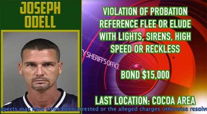 BCSO's Fugitive of the Week Suspect, Joseph Odell Arrested After ...