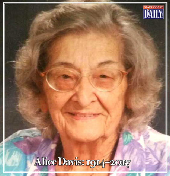 Alice Davis Passes Away Peacefully at 103, Lived In Titusville, Florida ...