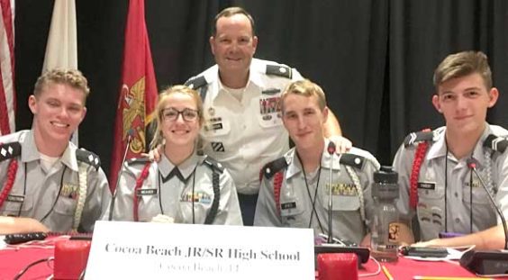 Cocoa Beach Jr./Sr. High's Army JROTC Academic Team Is Number 1 In the ...