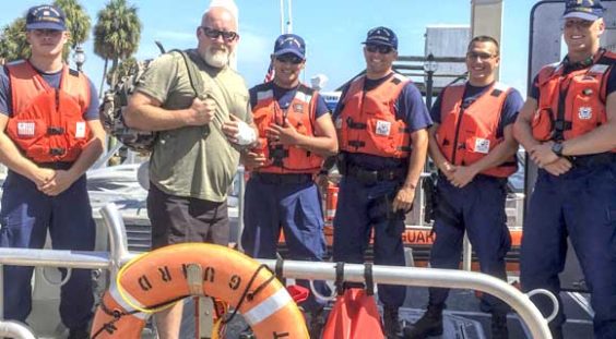 U.S. Coast Guard 45-foot Response Boat-Medium Medevacs Man From NOAA ...