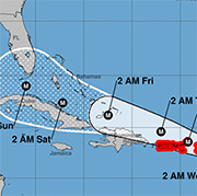 HURRICANE TRACKER: Irma Jumps To Category 5 with 175 MPH Winds, Leeward ...