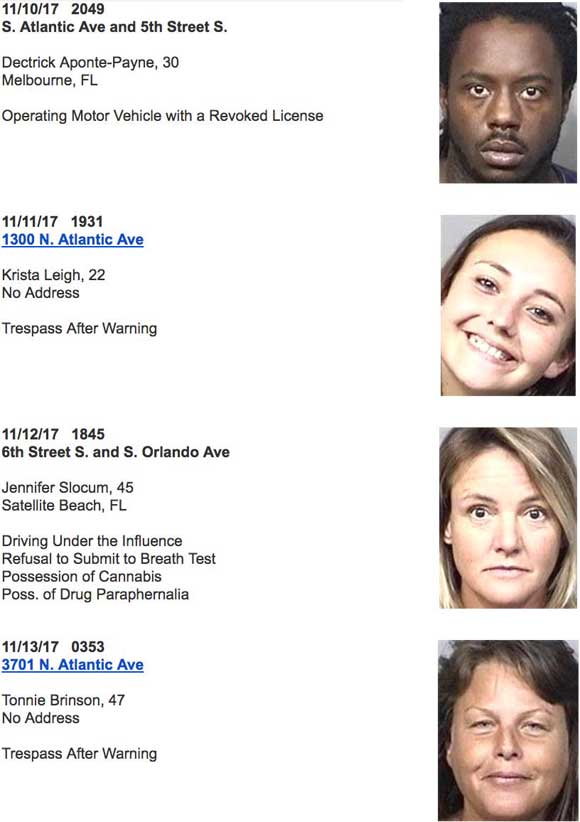 CRIME BREAK: Recent Arrests In Cocoa Beach, Suspects Presumed Innocent ...