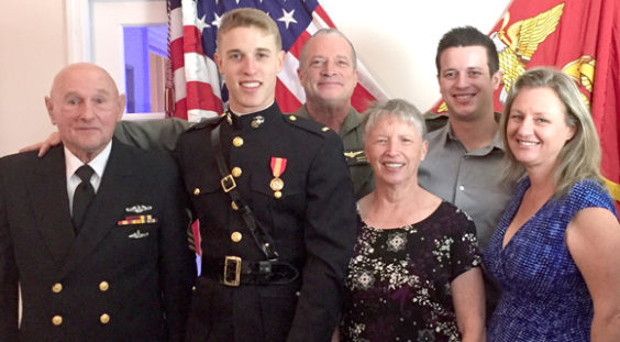 VIDEO: Newly Minted Marine Lt. Jack Moran of Merritt Island Carries On ...
