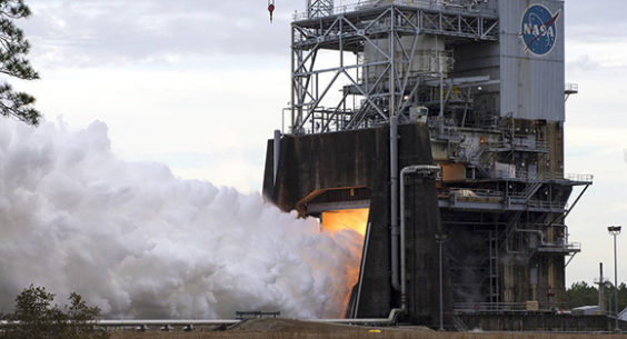 NASA Conducts Second RS-25 Hot Fire Space Launch System Engine Test of ...