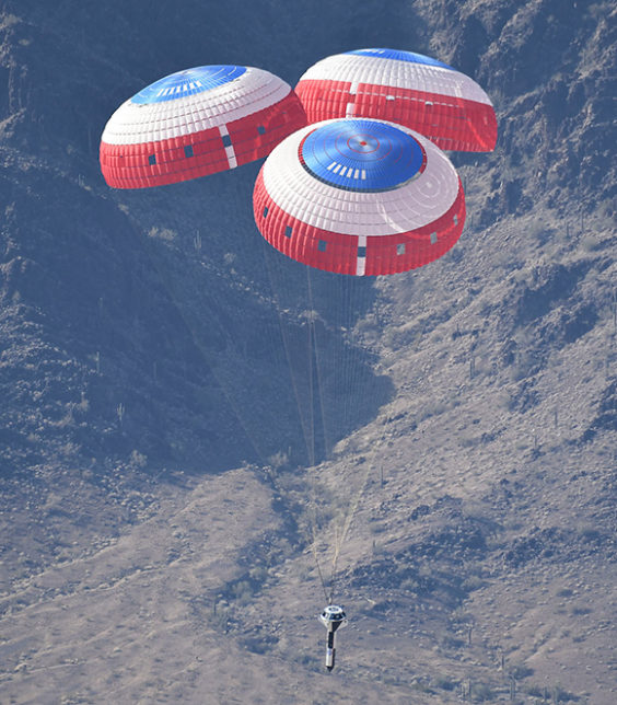 NASA: Parachute Testing Lands Partners Closer to Crewed Flight Tests ...