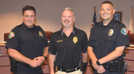 Satellite Beach Police Swear-In New Officers, Announce Newly Assigned ...