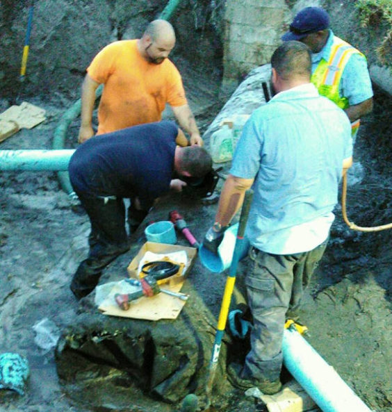 Cocoa Utilities Water Field Operations Crew Relocates Water Main On ...