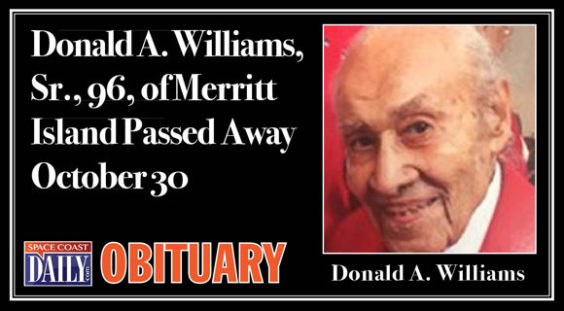 Donald A. Williams, Sr., 96, of Merritt Island Passed Away October 30 ...