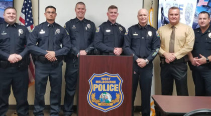 West Melbourne Police Chief Welcomes New Officers During Swearing-in ...