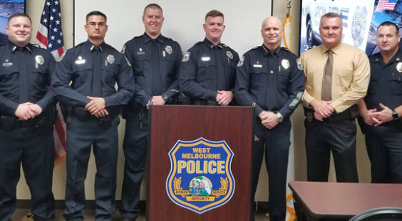 West Melbourne Police Chief Welcomes New Officers During Swearing-in ...