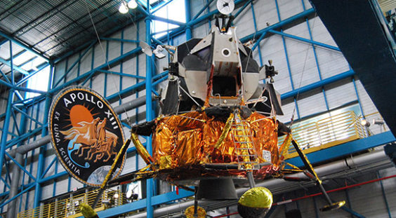 Lunar Module 9 Has 'Landed' at Kennedy Space Center Visitor Complex ...