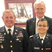 Three New Army 2nd Lieutenants Presented Commissioning Sets During ...