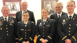 Three New Army 2nd Lieutenants Presented Commissioning Sets During ...