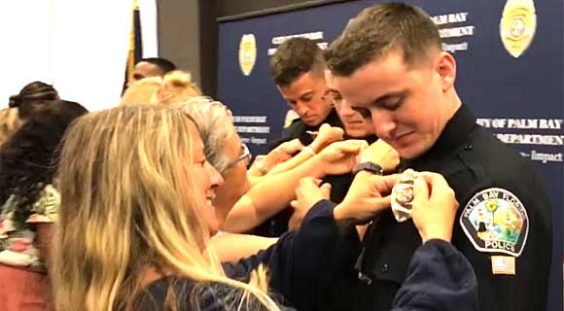 WATCH: Palm Bay Police Chief Nelson Moya Swears in Five New Officers ...