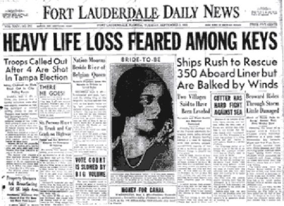 1935 Labor Day Hurricane Devastated Florida Keys, Was First CAT 5 On ...
