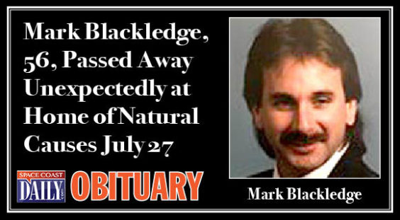 OBITUARY: Mark Blackledge, 56, Passed Away Unexpectedly at Home of ...