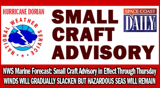 NATIONAL WEATHER SERVICE MARINE FORECAST: Small Craft Advisory in ...