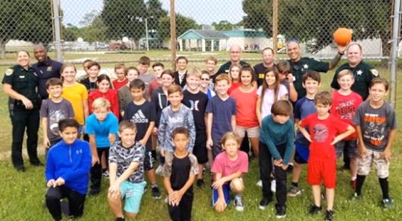BCSO Deputies, Pinewood Elementary School Students Play Game of ...