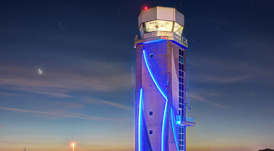New Orlando Melbourne International Airport Traffic Control Tower Opens ...