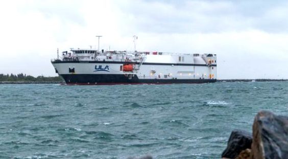 United Launch Alliance's R/S RocketShip Sails into Port Canaveral to ...