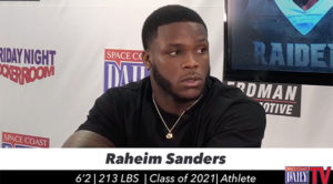 Former Rockledge Star Raheim Sanders Signs with Los Angeles Chargers as ...
