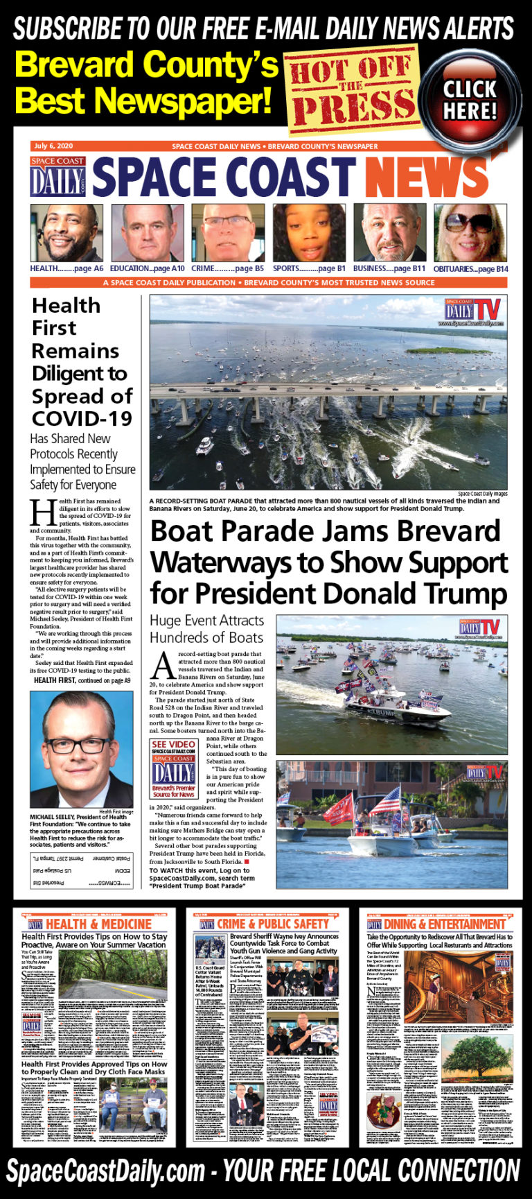 HOT OFF THE PRESS! July 6, 2020 Space Coast Daily News – Brevard County ...