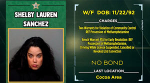 WHEEL OF FUGITIVE: Brevard Sheriff’s Office Names Shelby Lauren Sanchez ...