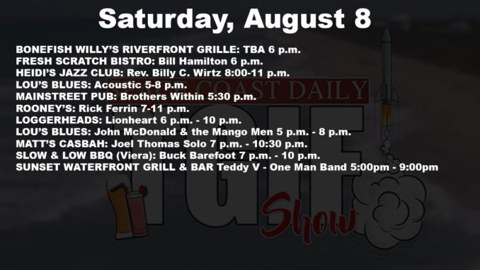 Space Coast Daily TGIF Show – Highlights Live Shows, Village Bier ...