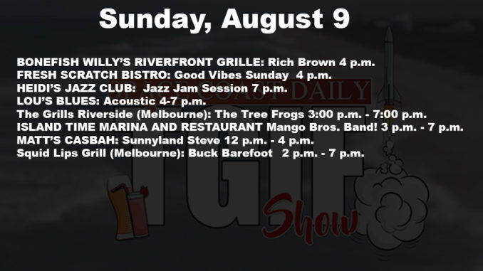 Space Coast Daily TGIF Show – Highlights Live Shows, Village Bier ...