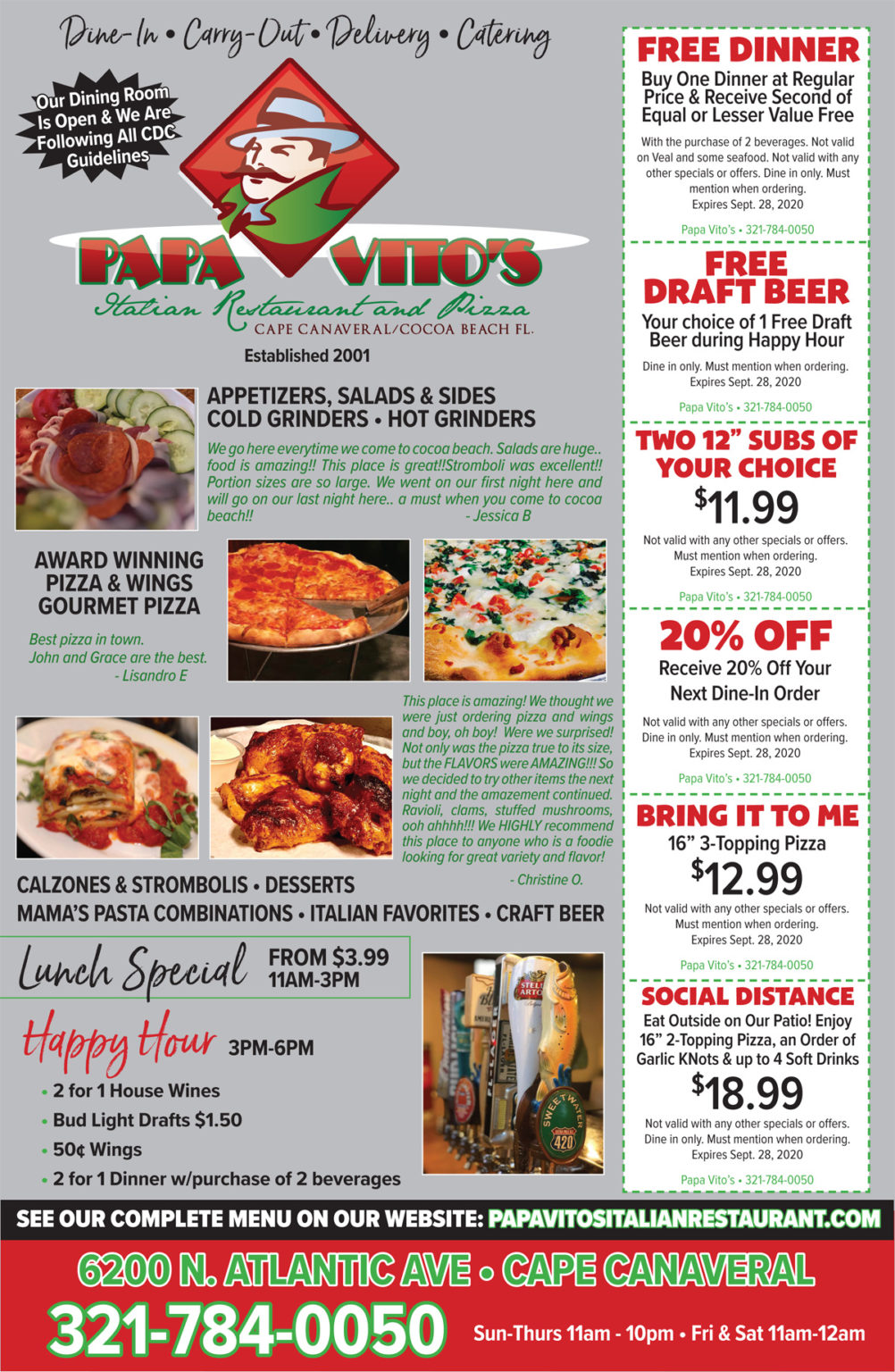WATCH: Papa Vito's in Cape Canaveral Features Brevard's Best Gourmet ...