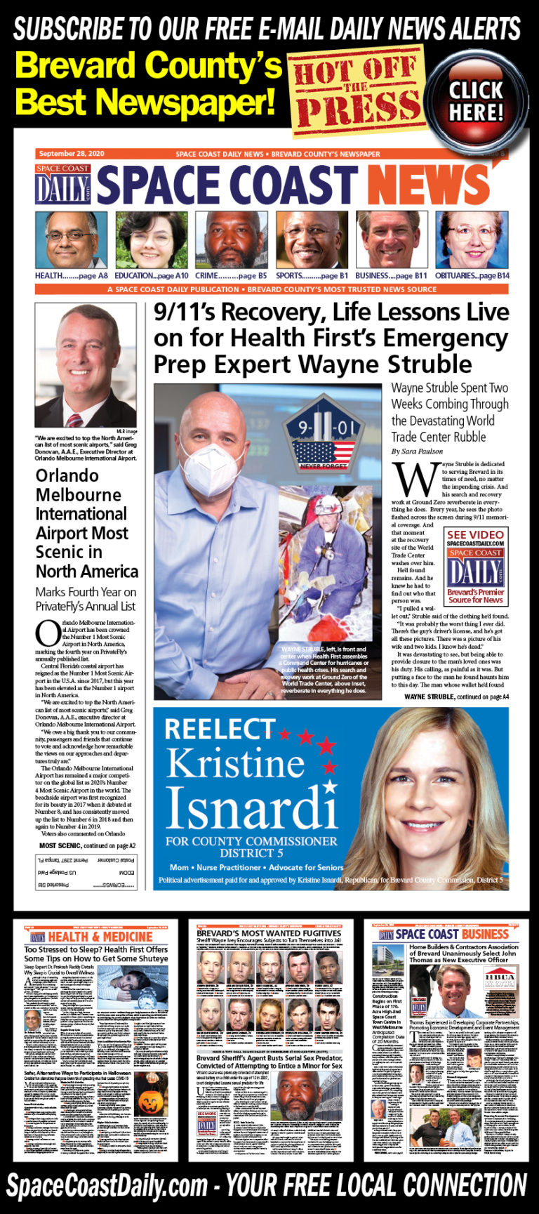 HOT OFF THE PRESS! September 28, 2020 Space Coast Daily News – Brevard ...