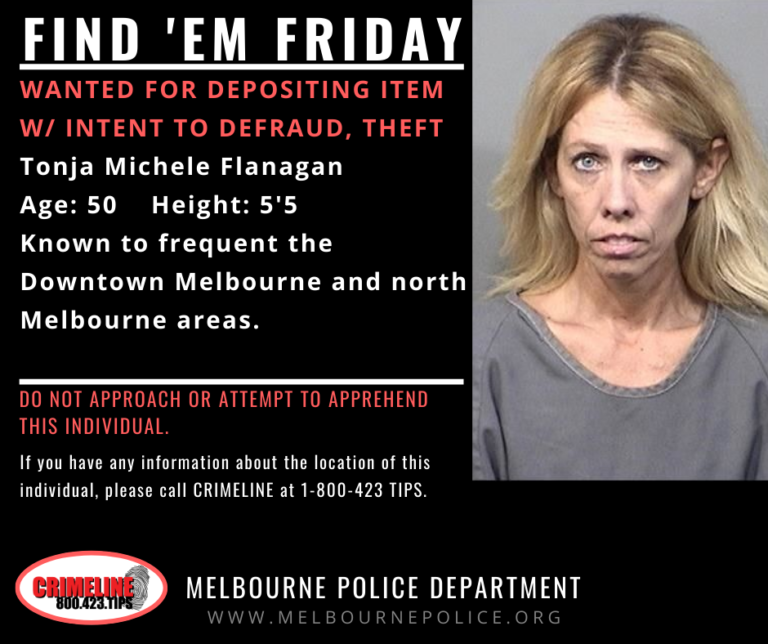 WANTED: Melbourne Police Seeking Whereabouts of Tonja Michele Flanagan ...